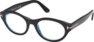 Tom Ford Femme, Accessoires, Noir, Taille: 51 MM Optical Frame