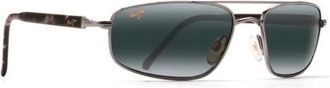 Maui Jim Authentische Kahuna Brille- Premium Qualit&auml;t! - - Accessories - unisex - Schwarzk - 59 MM