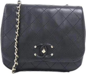 Chanel Pre-owned Sac bandouli&egrave;re vintage - Femme - Pre-owned - Noir - Taille: ONE Size