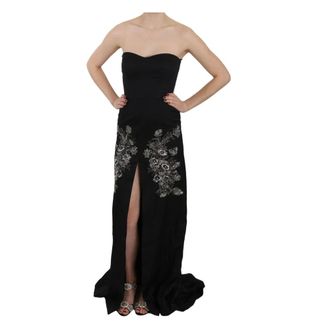 John Richmond Femme, Robes, Noir, Taille: 36 FR Flare Long Maxi Fit Dress