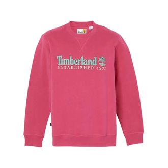 Timberland Homme, Sweatshirts et sweats à capuche, Rose, Taille: XL Classica felpa girocollo