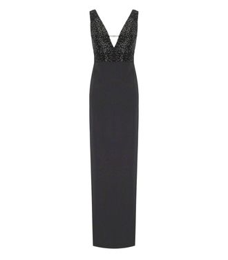 Elisabetta Franchi ROBE RED CARPET NOIRE ELISABETTA FRANCHI