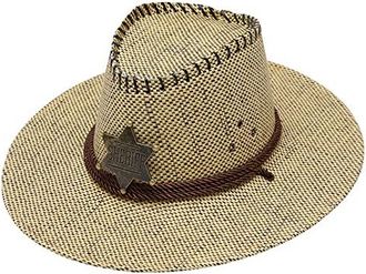 Generic Cocila Chapeau De Cowboy DéContracté Plage Solaire DéTé Unisexe Adulte Bonnet Cheveux (E One Size) Chapeau Coupe Vent Hiver Casquette Noire Femme Homm