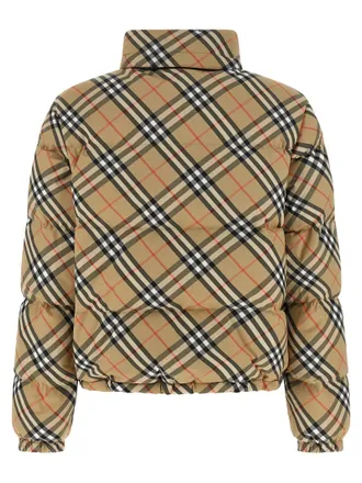 Burberry Ambleside Check Down Jacket - Beige