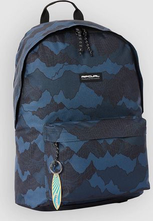 Rip Curl Dome 17L Camo Check Rucksack navy