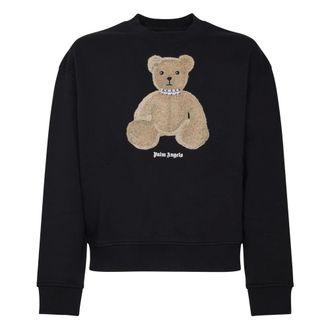 Palm Angels Herren, Sweatshirts & Hoodies, Schwarzk, SGr&ouml;&szlig;e