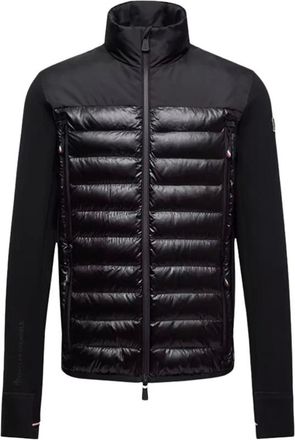 Moncler SweaT-shirt zipp&eacute; matelass&eacute; Polartec - Homme - Vestes - Noir - Taille: M