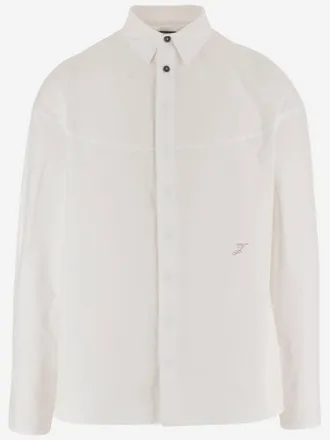Jacquemus Chemise En Coton Avec Logo