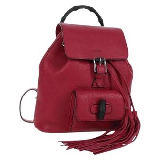Gucci Pre-owned Vintage Rucksack - - Pre-owned - Damen - Rot - ONE SIZE