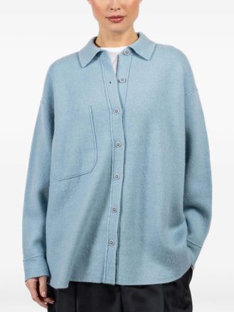 Iris Von Arnim pocket button top - Blau