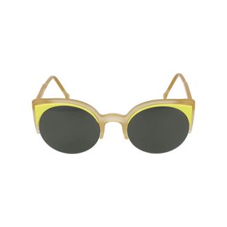 Retro Superfuture unisex, Accessoires, Jaune, Taille: 51 MM Lucia Lunettes de soleil