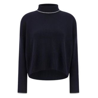 Pinko Falkland Rollkragenpullover - - Knitwear - Damen - Blau - XS