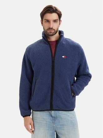Tommy Jeans Fleecejacke DM0DM22345 Blau Regular Fit