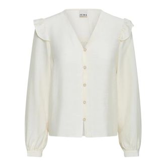 Ichi Ichi - Blouses & Chemises - Femme - Blouses et Chemises - Blanc - Taille: 40 FR