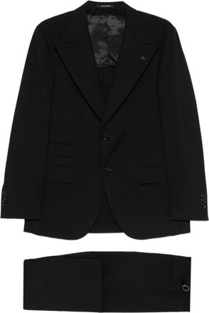 Gabriele Pasini Homme, Costumes, Noir, Taille: XL Costume crois&eacute;