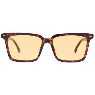 Sojos Lunettes de soleil rectangulaires polaris&eacute;es pour homme et femme - Style r&eacute;tro vintage des ann&eacute;es 90 - Cateye classique - Lunettes de soleil avec prot