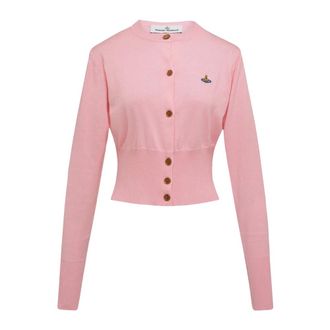 Vivienne Westwood Femme, Pulls, Rose, Taille: 40 FR Bea Cardigan