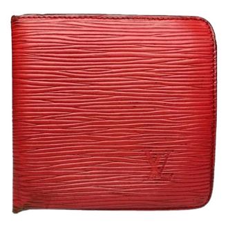 Louis Vuitton Portefeuille en cuir Pre-owned - Femme - Pre-owned - Rouge - Taille: ONE Size