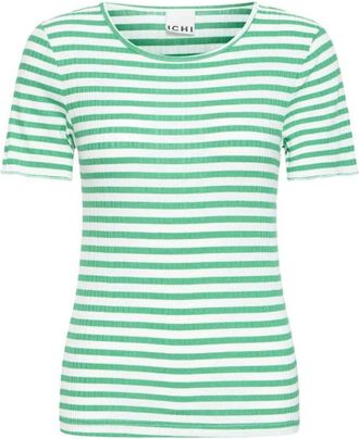 Ichi Ichi, Femme, Tops, Vert, Taille: 42 FR Ihcella SS