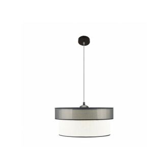 Fabrilamp Fabrilamp - fab 172995001 Felix Pendelleuchte Schwarz / Wei&szlig; 1xe27 Regx50x50 Cm