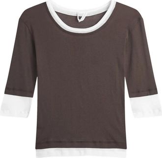Gimaguas Femme, Tops, Brun, Taille: 42 FR Long Sleeve Hauts