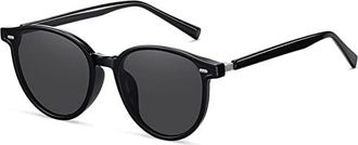 Generic Lunettes de soleil rondes à petite monture pour hommes et femmes ombrage extérieur plage conduite (couleur : A, taille : moyen) 2026