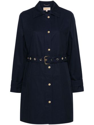 Michael Michael Kors trench &agrave; coupe mi-longue - Bleu