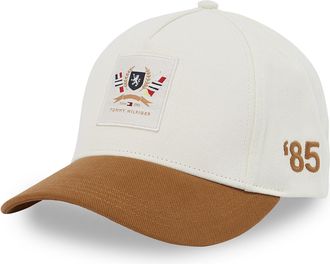 Tommy Hilfiger Cap Tommy Hilfiger Th Seasonal Preppy Logo Cap AM0AM13161 &Eacute;cru