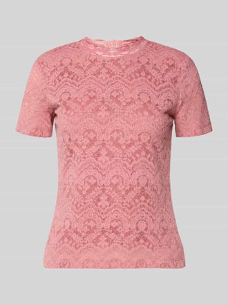 Jake*s T-Shirt aus Spitze mit Rundhalsausschnitt