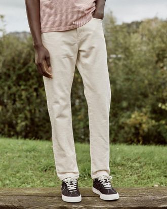 Faguo Jean tapered &eacute;cru coton bio