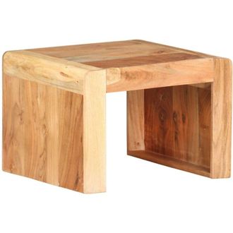 vidaXL Table dappoint 43x40x30 cm Bois dacacia massif Vidaxl