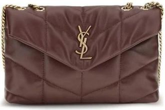 Saint Laurent Puffer Small Shoulder Bag - - Bags - Damen - Rot - ONE SIZE
