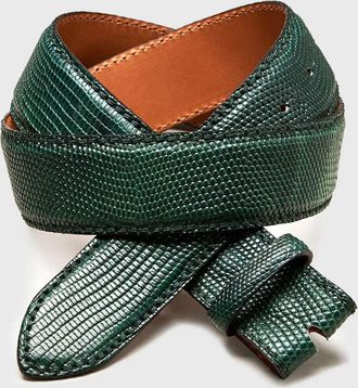 Reptiles House Reventon - G&uuml;rtel aus Iguana-Leder - Wald