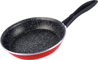 Magefesa K2 Bratpfanne, emaillierter Stahl, Induktion und Sp&uuml;lmaschine, Rot, 20 cm