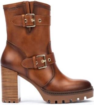 Pikolinos Bottines à Talon en Cuir CERVERA pour Femme Color Brandy