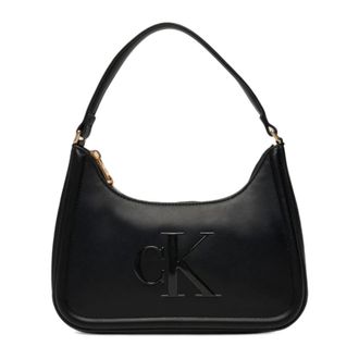 Calvin Klein Raised CK Kleine Schultertasche - - Bags - Damen - Schwarzk - ONE SIZE