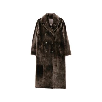 Yves Salomon Damen, M&auml;ntel, Braun, 2XSGr&ouml;&szlig;e