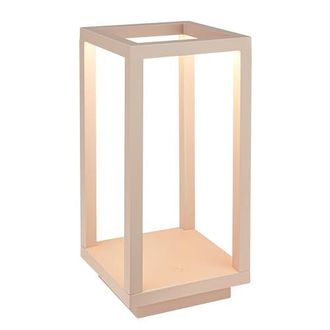 Briloner Lampe de table LED sans fil IP44 avec fonction tactile, dimmable, CCT, batterie remplaçable, lampe de chevet sans fil, extérieur, salon à poser, 10x10