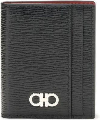 Ferragamo Homme, Accessoires, Noir, Taille: ONE Size Porte-cartes Gancini
