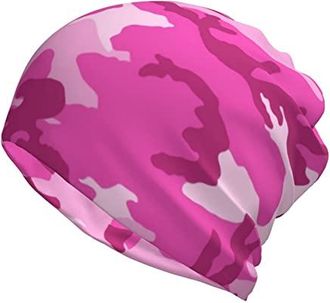 Generic Bonnets Unisexes Rose Camouflage Chimio Bonnet Multifonctionnel Casquette De Cr&acirc;ne &Eacute;lastique Chapeau Unisexe, pour Hommes, Accessoires Hiver, Enfants