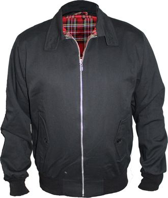 SKYTEX UK Skytex UK Harrington-Jacke Klassisch/Retro/Mod, in 10 Farben erhältlich, Größen XS-8XL Gr. XXXXXXXL, schwarz