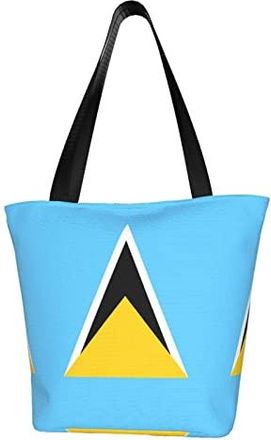 AOOEDM Drapeau du Guatemala sac fourre-tout r&eacute;utilisable femmes sac &agrave; main d&eacute;contract&eacute; sacs &agrave; bandouli&egrave;re pour faire les courses &eacute;picerie voyage &agrave; lext&eacute;rieur