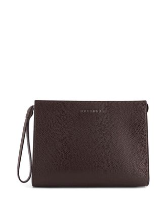 Orciani Clutch - Dunkelbraun