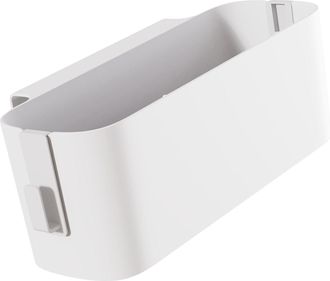 CHICIRIS Nachttisch-Aufbewahrungsregal, Organizer, Platzsparendes Haken-Design f&uuml;r Schlafzimmer, Schlafsaal, ABS-Kunststoff, Wei&szlig;, f&uuml;r, und M&auml;dchen (White)