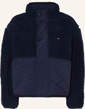Tommy Hilfiger Teddyfell-Jacke blau