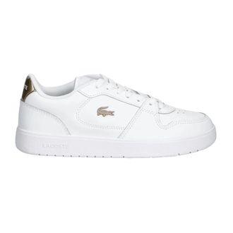 Lacoste Court Ace Leder-Sneaker - - Shoes - Damen - Wei&szlig; - 38 EU