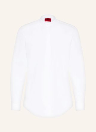 HUGO BOSS Hugo Hemd Kaleb Slim Fit Mit Stehkragen weiss