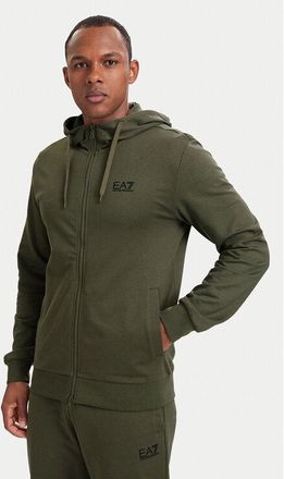 Emporio Armani Sweatshirt 8NPM33 PJVRZ U7014 Dunkelgr&uuml;n Regular Fit