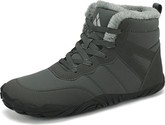 Mishansha Winter Barfu&szlig;schuhe Herren Warm Gef&uuml;ttert Winterstiefel Barefoot Minimalistische Sneaker f&uuml;r Damen Gr.41