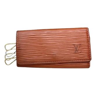 Louis Vuitton Porte-cl&eacute;s en cuir Pre-owned - Femme - Pre-owned - Orange - Taille: ONE Size